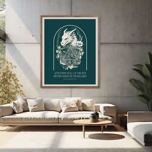 Dnd Artwork Bundle, Set of 3, Minimal Fantasy Gallery Wall, Gaming Room ...