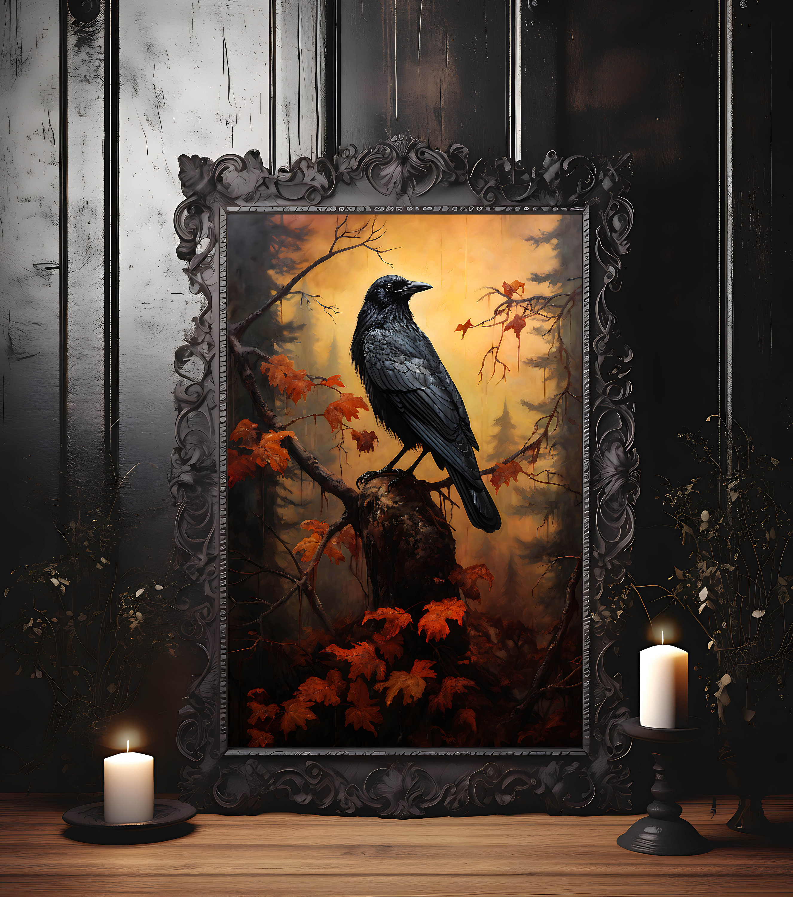 Crow Art, Fantasy Art, Mythical Art, Magical Art, Fantasy Landscape Art ...