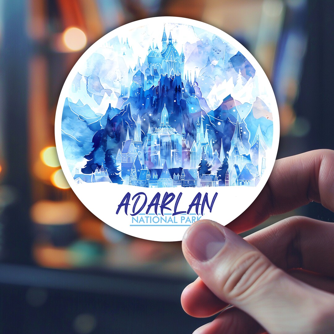 Adarlan National Park Sticker Throne of Glass Sticker Laptop Phone ...