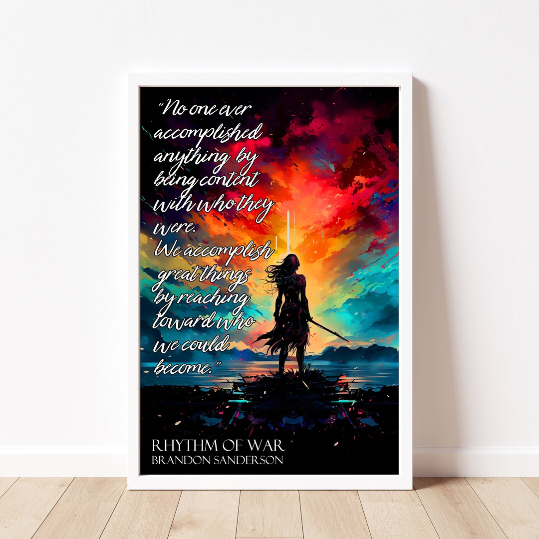 Stormlight Archive Inspired Art, Books and Reading Art, Shallan Davar, Book Quote Art, Fantasy ...