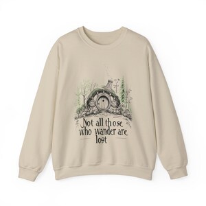 Hobbit Hole Crewneck Sweatshirt, Lord of the Rings Inspired, the Hobbit ...