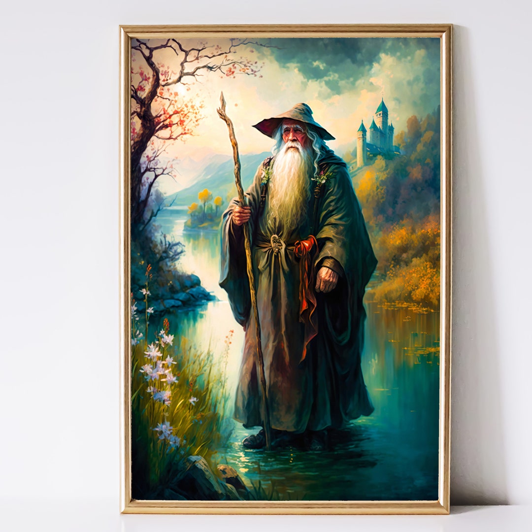 Wizard Art, Fantasy Art, Mythical Art, Magical Art, Digital Download ...