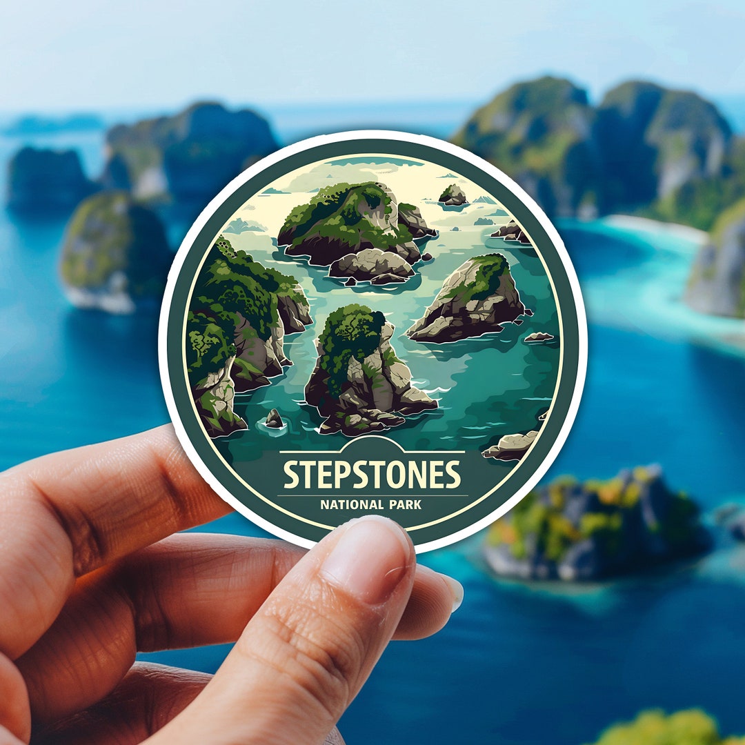 Stepstones National Park Sticker Waterproof Vinyl Sticker House of ...