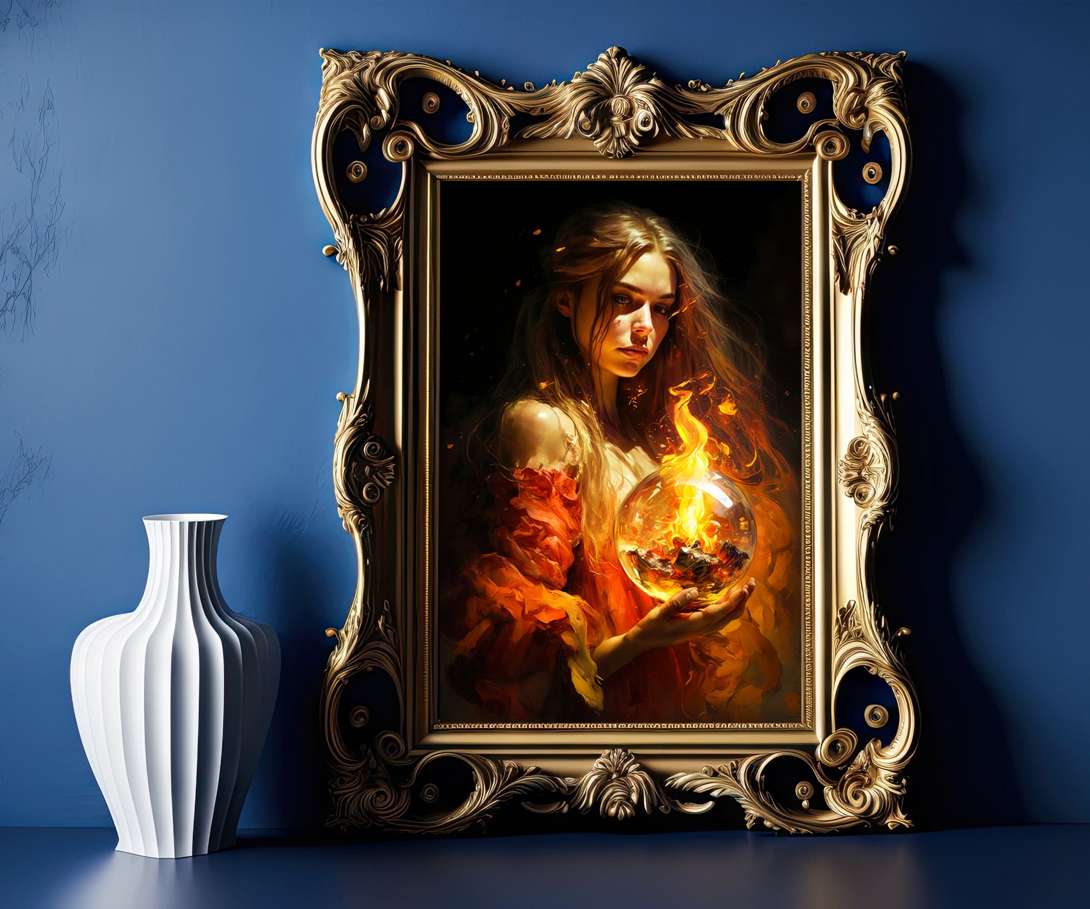 Sorcerer Art, Fantasy Art, Mythical Art, Magical Art, Digital Download ...