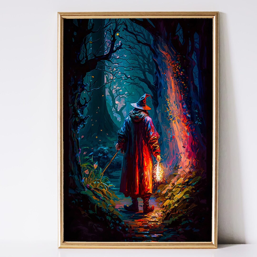 Wizard Art, Fantasy Art, Mythical Art, Magical Art, Digital Download ...