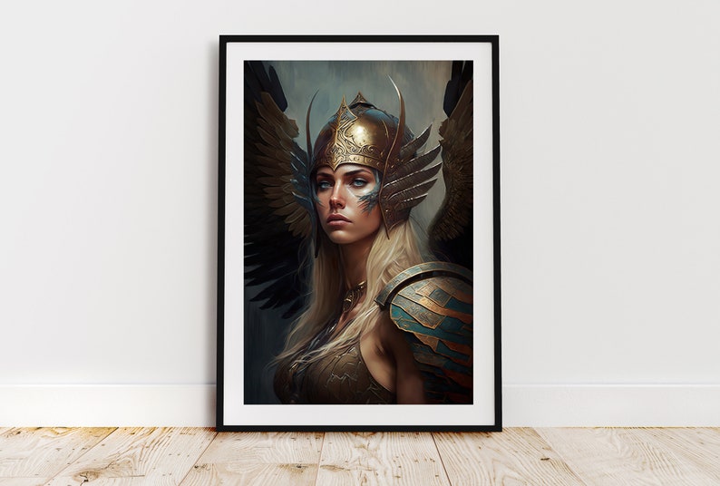 Valkyrie Art, Norse Mythology Art , Fantasy Art, Mythical Art, Magical ...