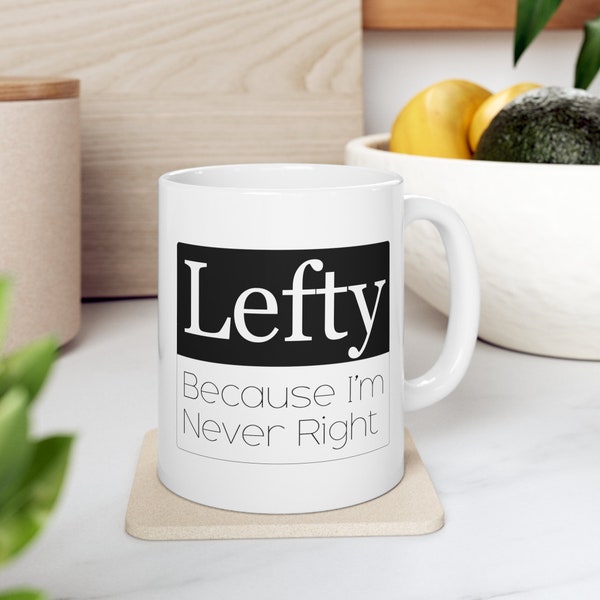 Left Handed Coffee Mug - Etsy