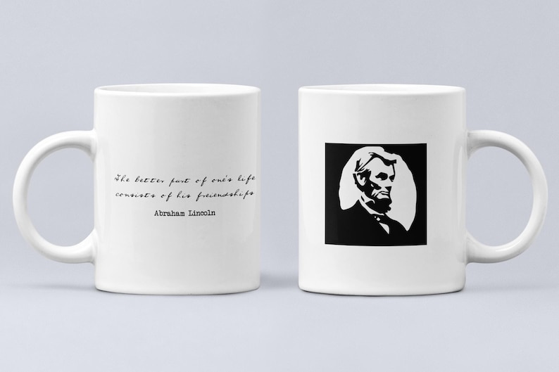 Abraham Lincoln Quote Coffee Mug - Patriotic History Gift - Etsy UK