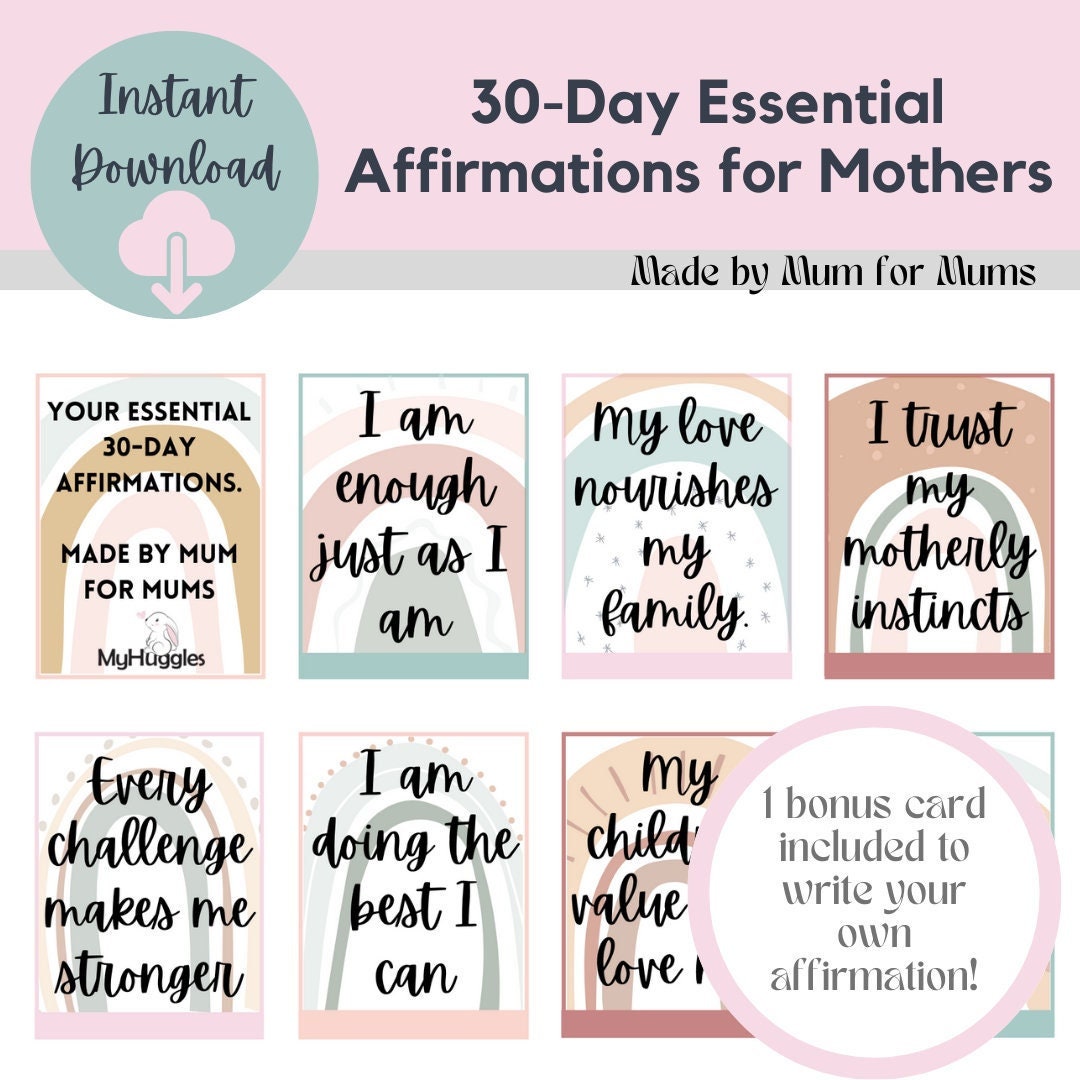 Affirmation Cards, Positive Quote Flash Cards, Affirmations Cards, Self ...