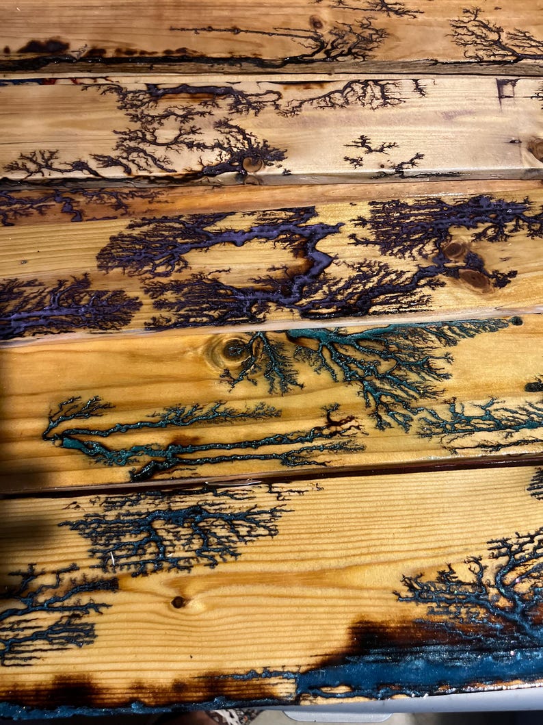 Fractal Burned Wood for Your Home Decor Please Message for Custom ...