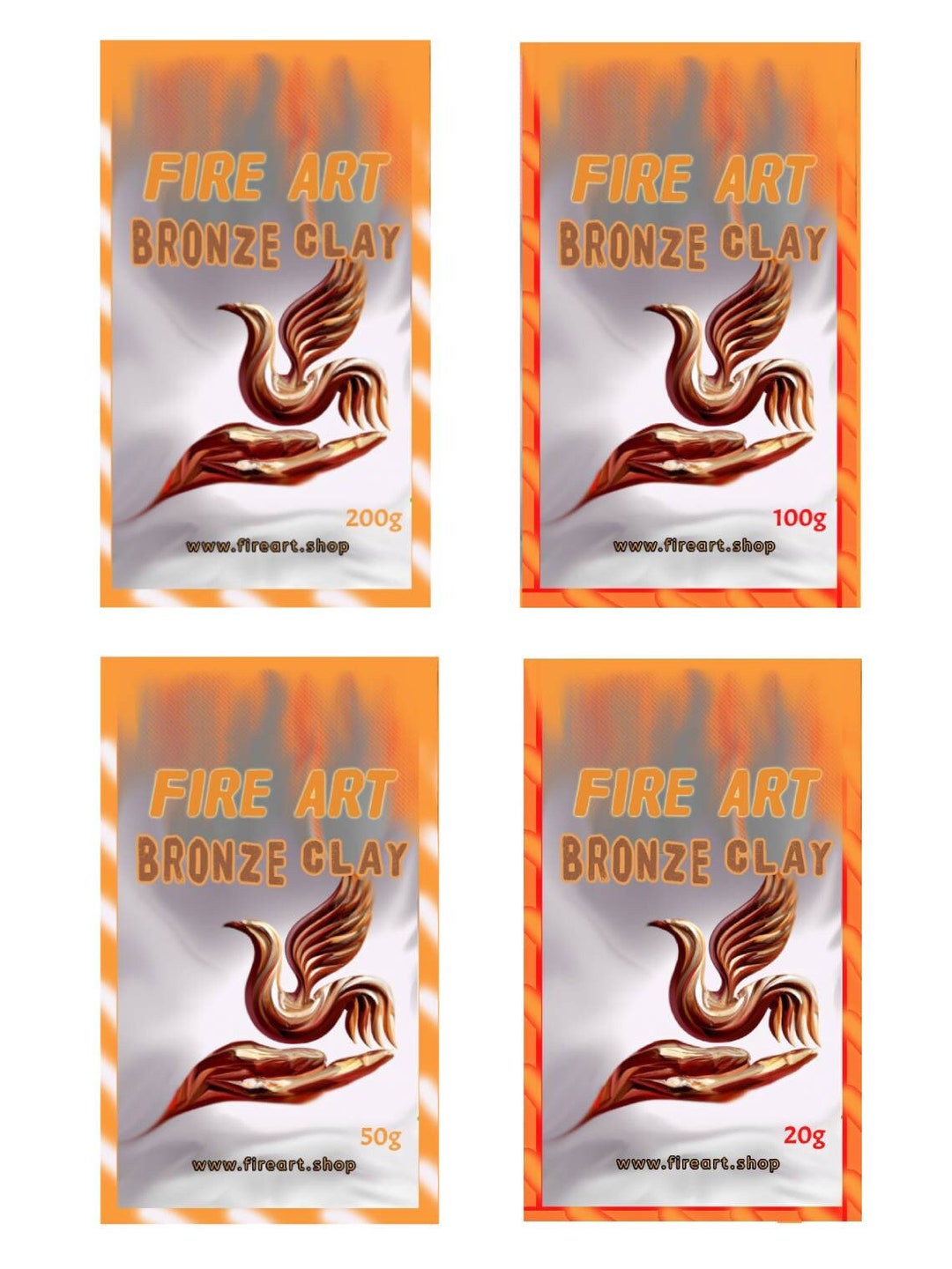 Fire Art Clay Bronze, Bronze Metal Clay Supplies, Bronze Jewelry Making ...