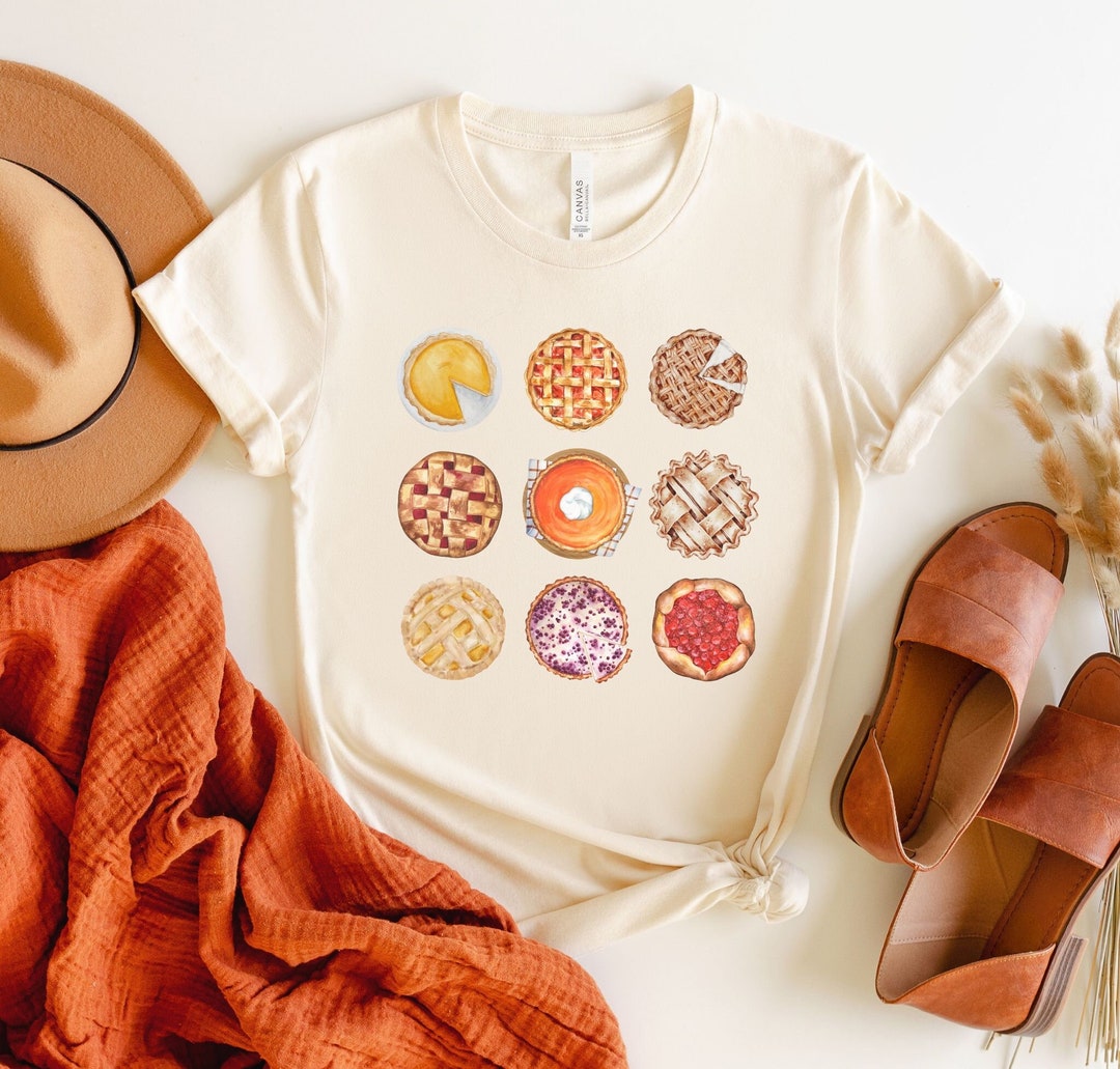 Pie Shirt, Pie Lover Shirt, Womens Thanksgiving Tee, Friendsgiving ...