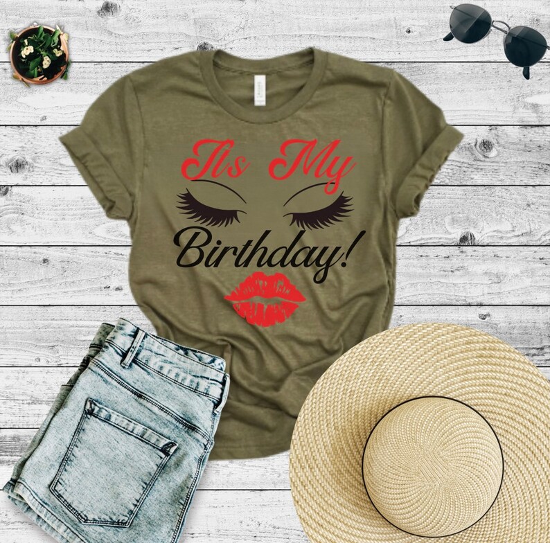 Its My Birthday Chapter Age Number on Back of Shirt Women Birthday ...