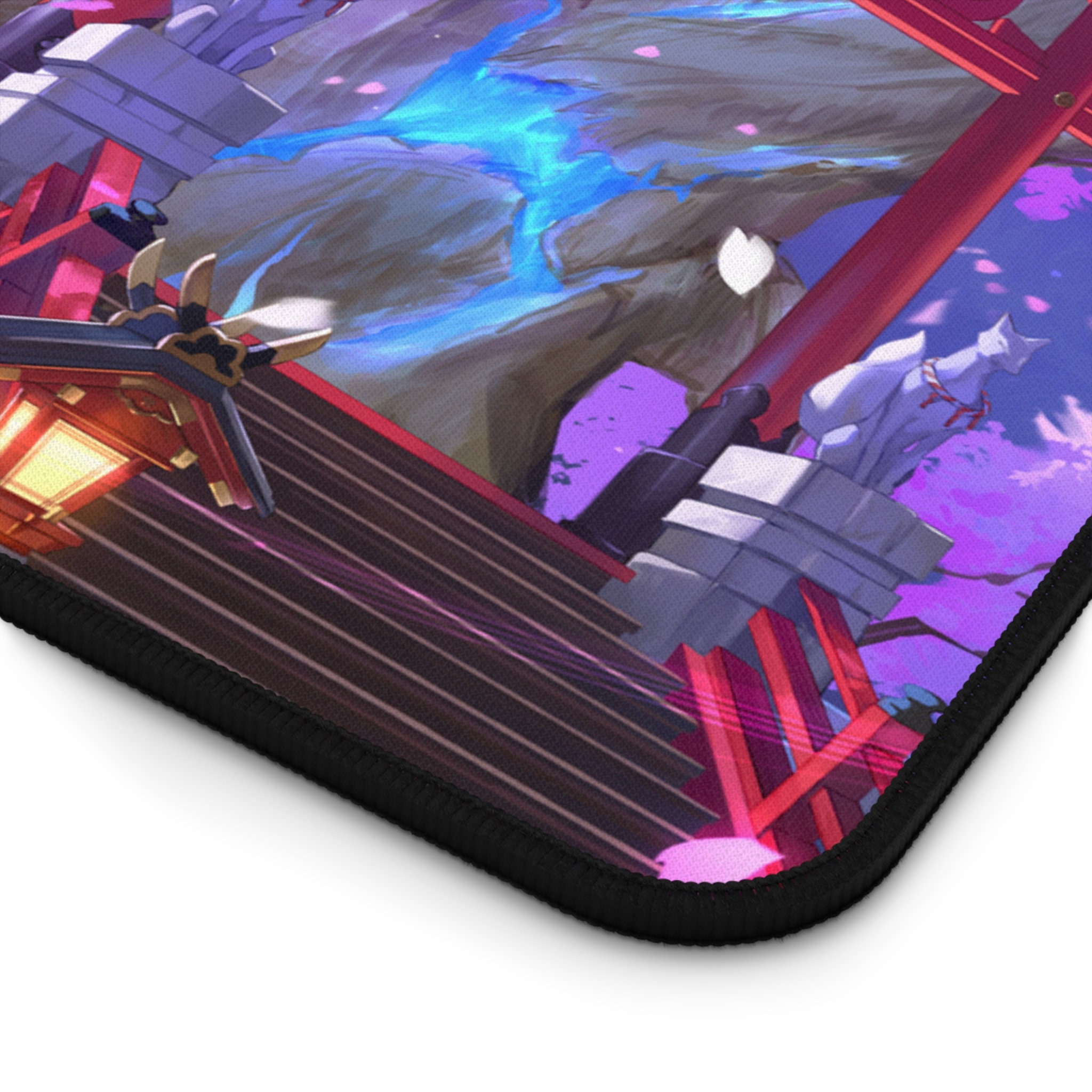 Yae Miko Desk Mat Landscape Desk Mat, Anime Mouse Pad, Desk Decor ...