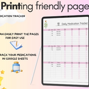 Medication Tracker • Medication Log • Medication Tracker Printable ...