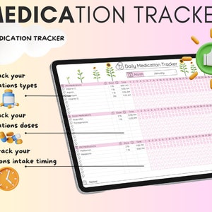 Medication Tracker • Medication Log • Medication Tracker Printable ...