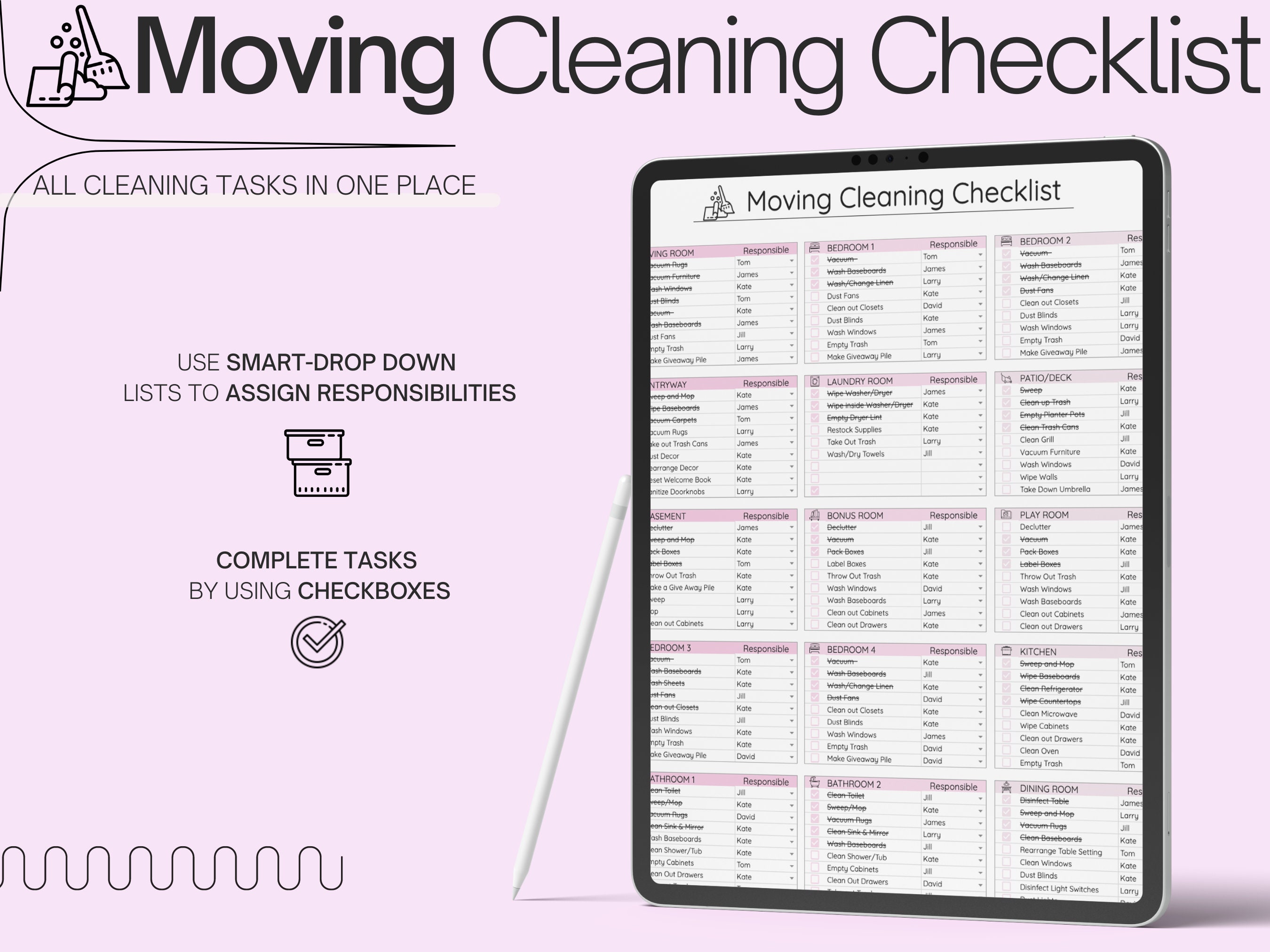 Moving Checklist • Moving Planner • Moving Binder • Moving List ...