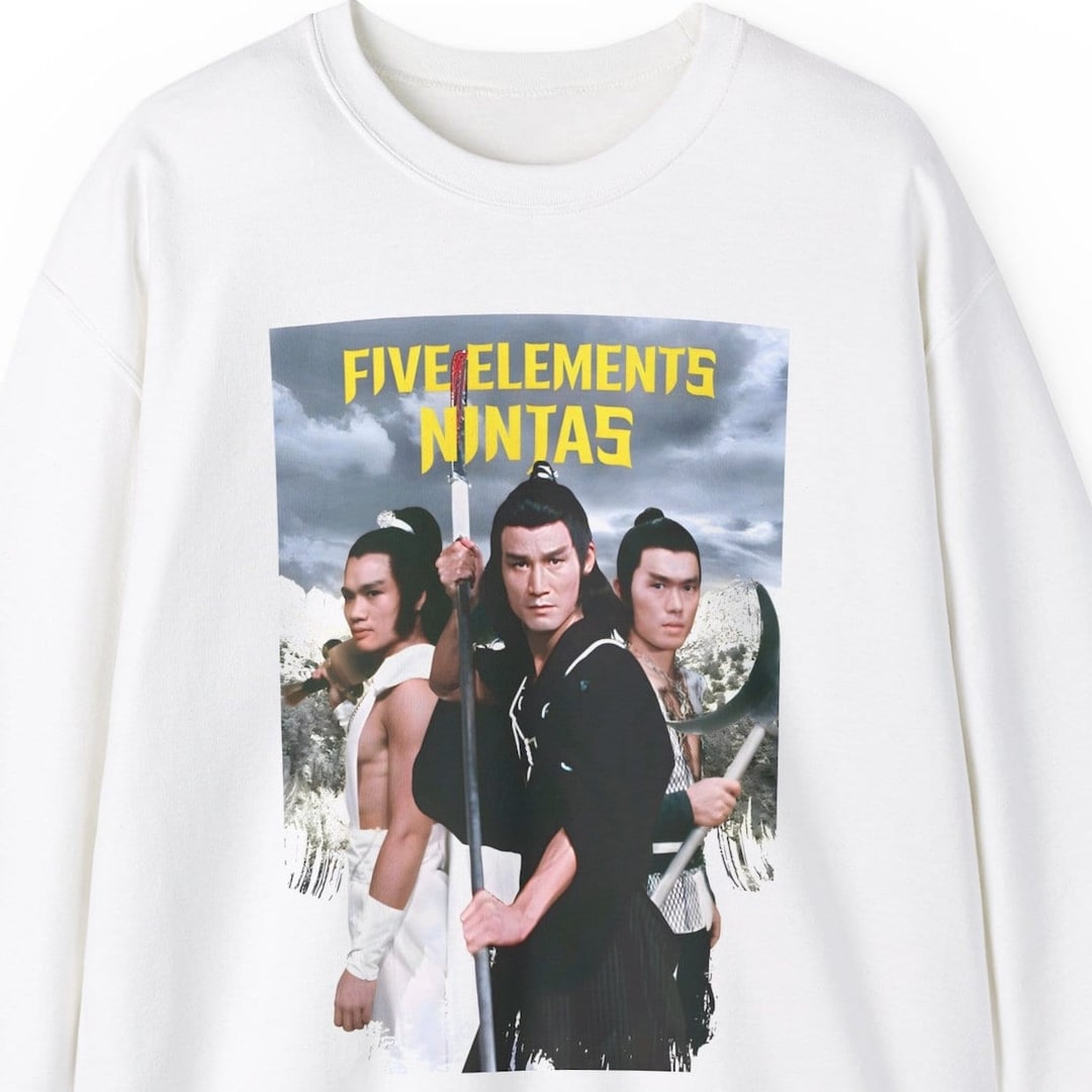 5 Element Ninjas Sweatshirt Shaw Brothers Martial Arts Movie - Etsy