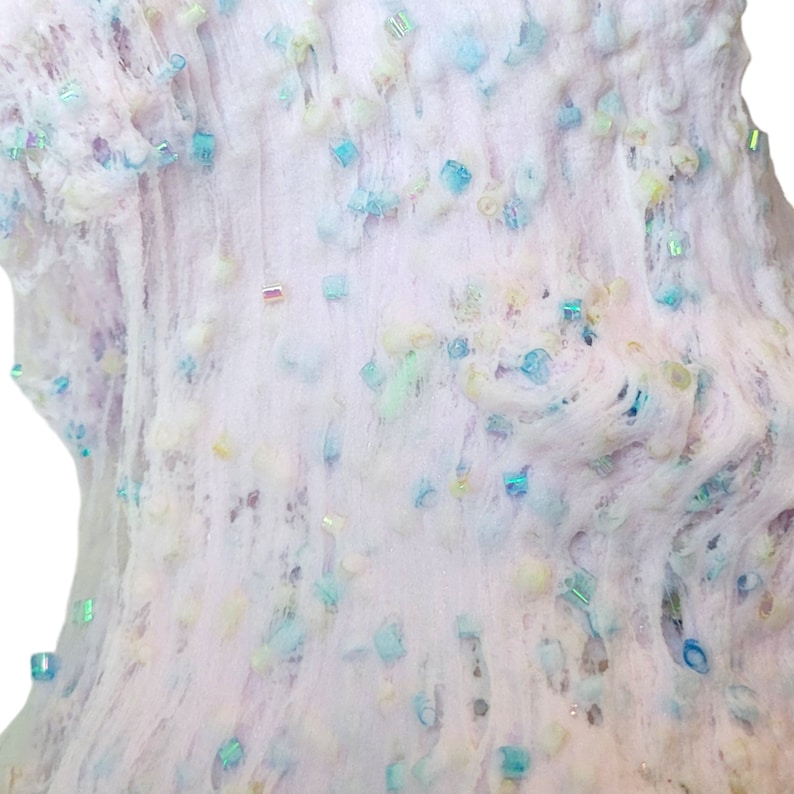 Sweet Macaroon- Bingsu Cloud Clay Slime -unique Texture- Fuzzy Slimes ...