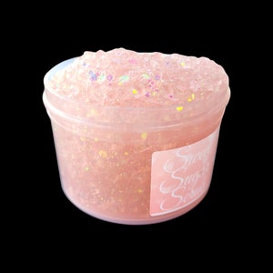 Sweet Sugar Scrub Crunchy Slime - Pink Sugar Scent - Etsy