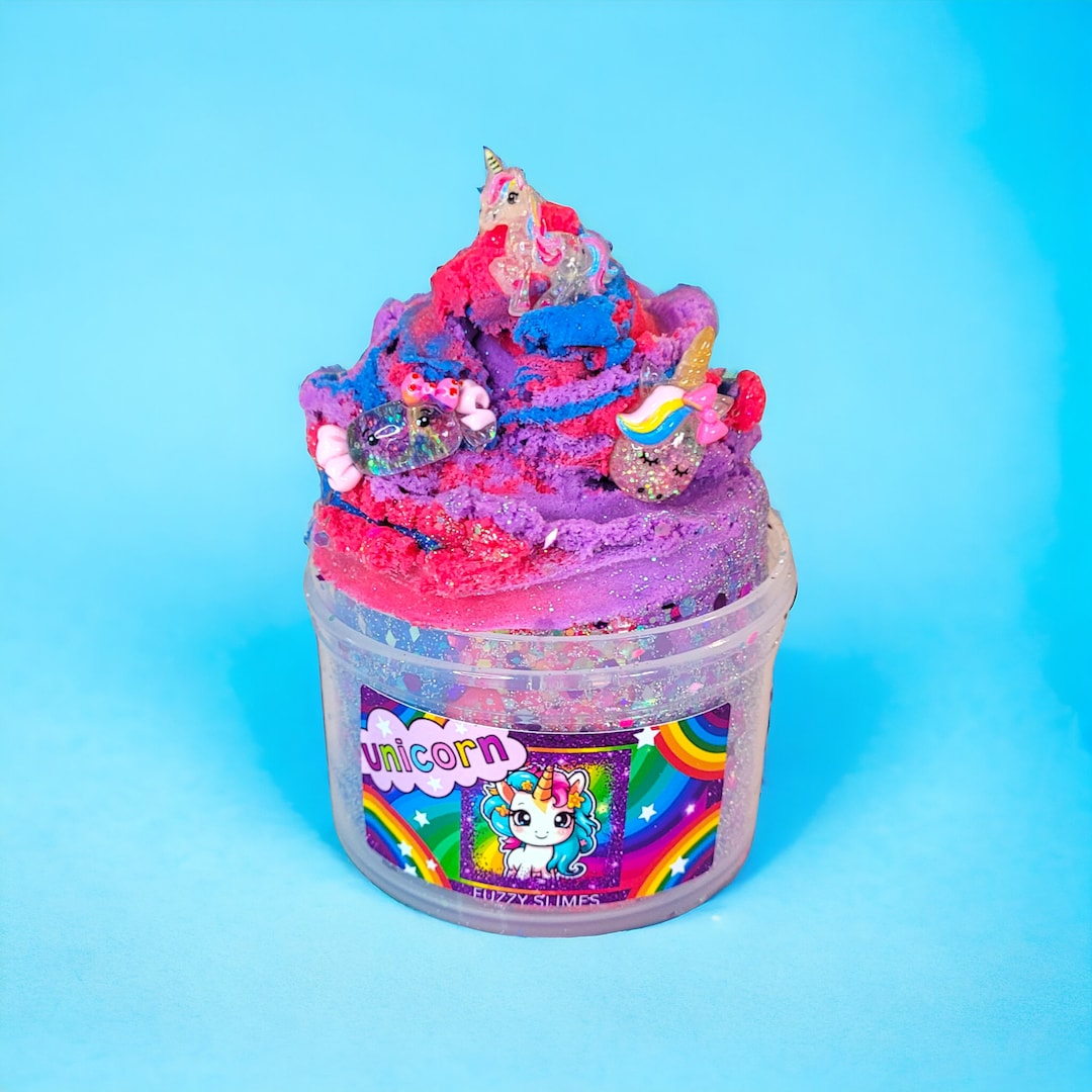 Unicorn Rainbow Cloud Slime - Blueberry, Strawberry and Grape Scented ...