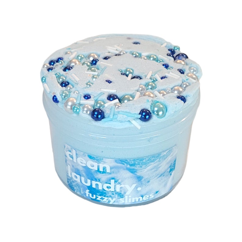 Clean Laundry~ Cloud Dough Slime~ Fuzzy Slimes~ Fresh Scent - Etsy