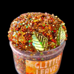 Glitter Leaves Bingsu Slime - Etsy