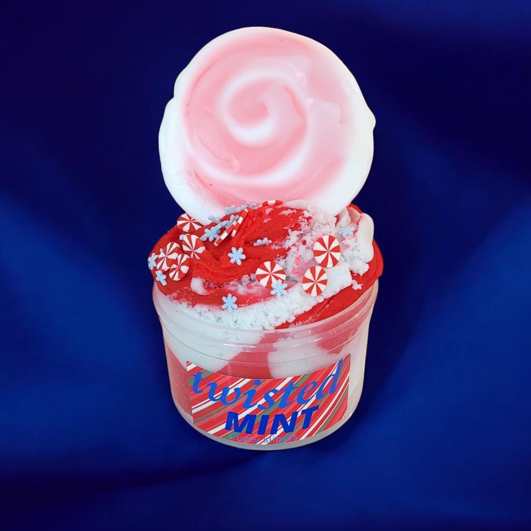 Twisted Mint Cloud Icee Wax Clay Diy Slime, Fuzzy Slimes, Peppermint ...