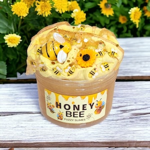 Honey Bee Clear Diy Clay Slime- Honey Scented - Etsy