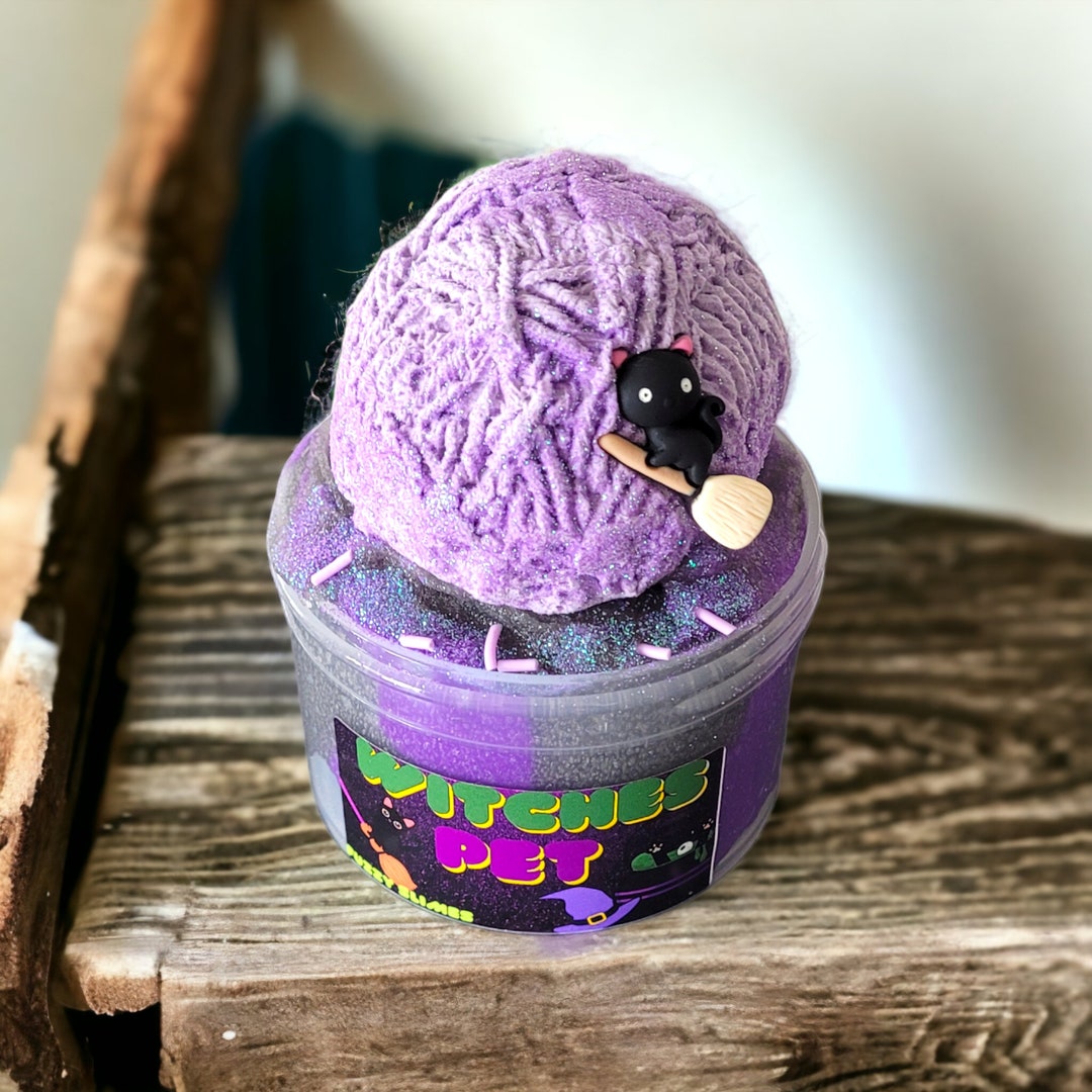 Witch's Pet Cat Slime Icee Snow Butter - Etsy