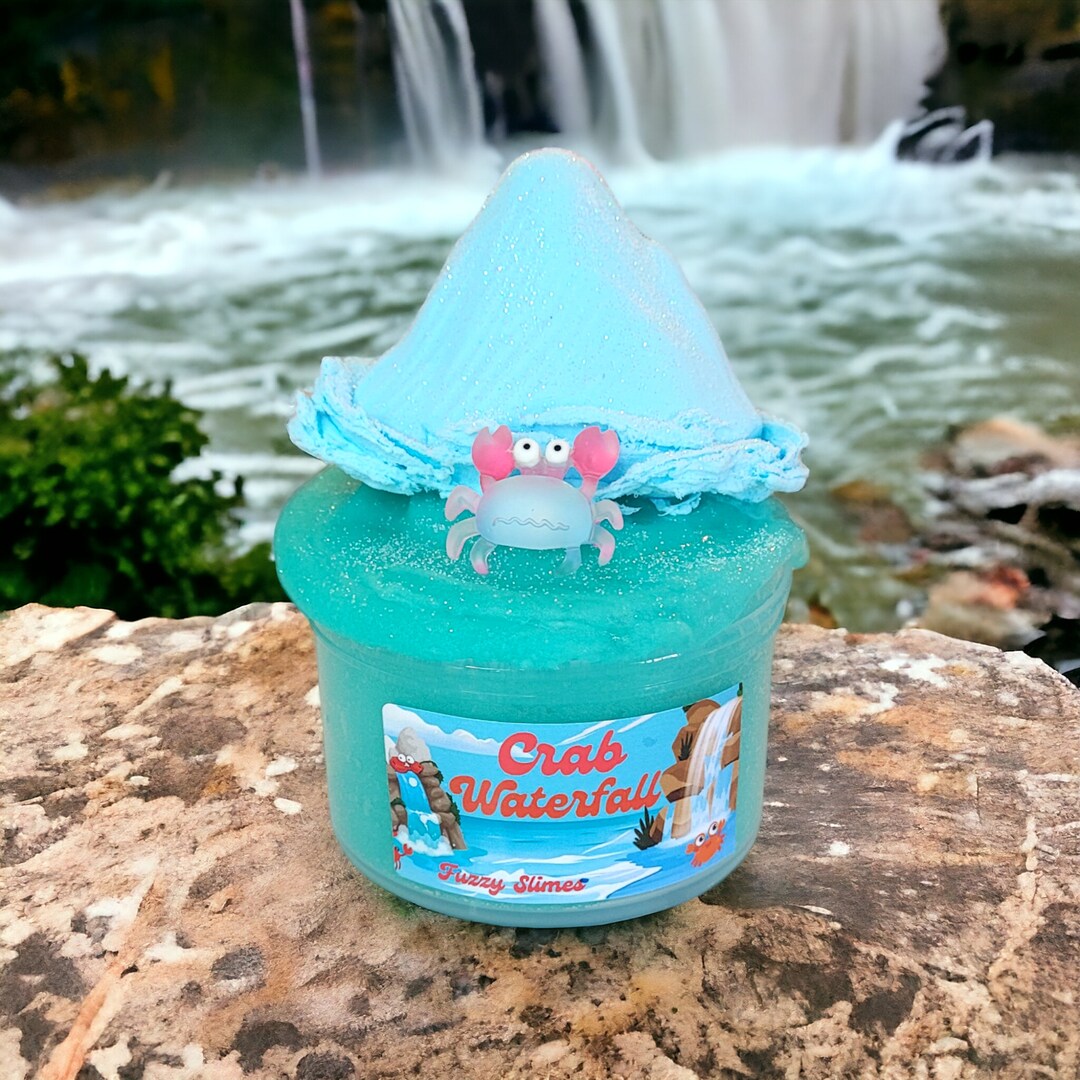 Crab Waterfall Slime Icee Clay DIY Ocean Scented - Etsy