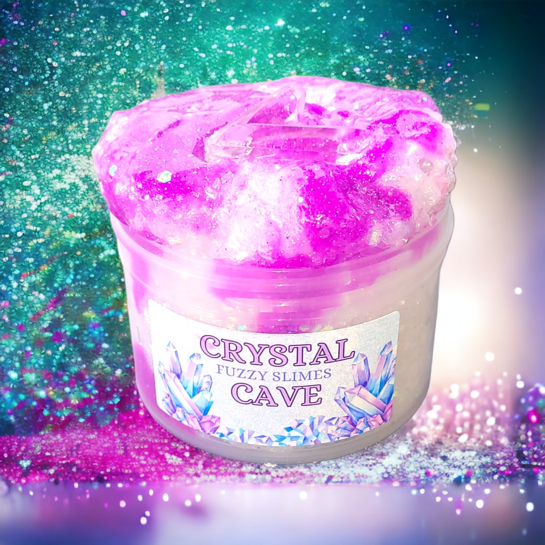 Crystal Cave Bingsu Clear Slime - Fresh Raspberry Scent - Etsy