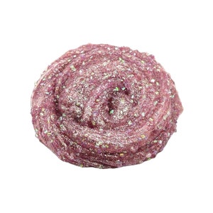 Pink Glitter Bomb Diamond Clear Slime Bingsu Beads Glitter- Sugar ...
