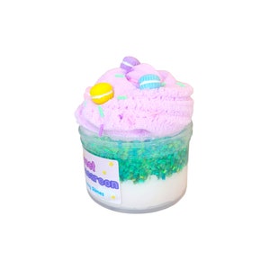 Sweet Macaroon- Bingsu Cloud Clay Slime -unique Texture- Fuzzy Slimes ...