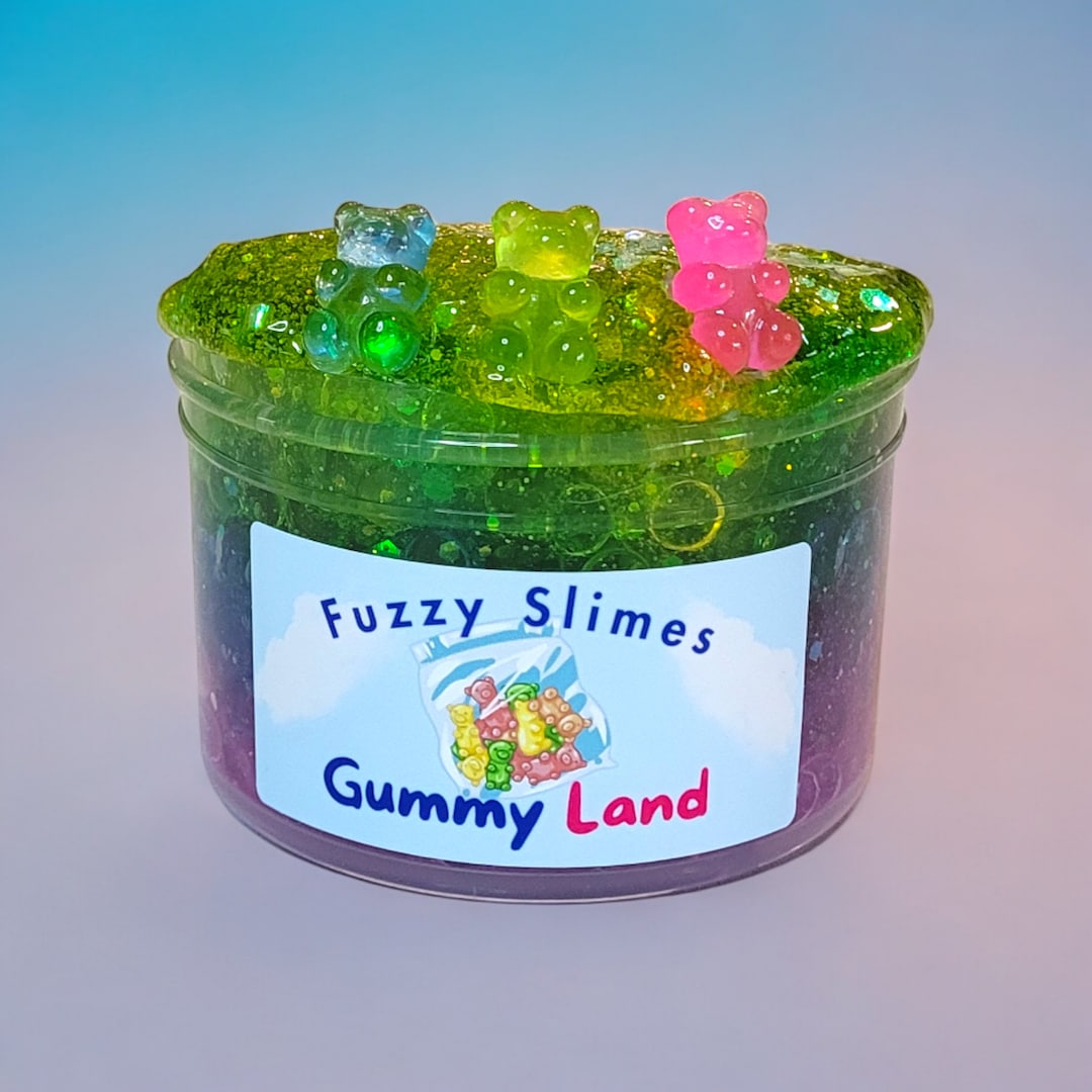Gummy Land Fish Bowl Bead Slime ~fuzzy Slimes ~ Gummy Scent - Etsy