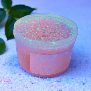 Sweet Sugar Scrub Crunchy Slime - Pink Sugar Scent - Etsy