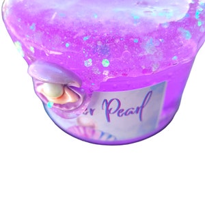 Shimmer Pearl Clear Slime - Unscented - Etsy