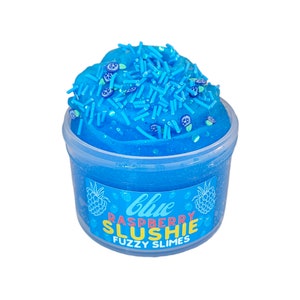 Blue Raspberry Slushie~ Icee Slime~ Fuzzy Slimes~ Blue Raspberry Scent ...