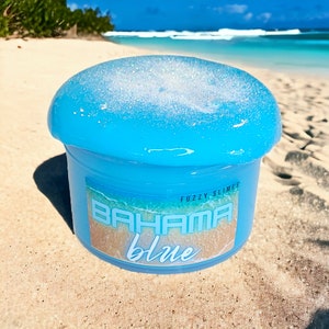 Bahama Blue Thick and Glossy Slime- Ocean Scent - Etsy
