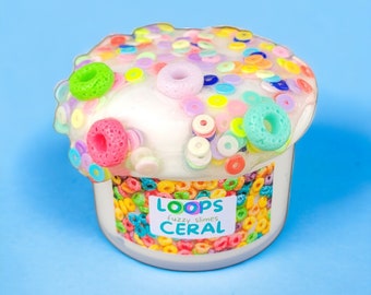Cereal Slime, Fruit Loops Slime, Thick and Glossy Slime, Floam Slime ...