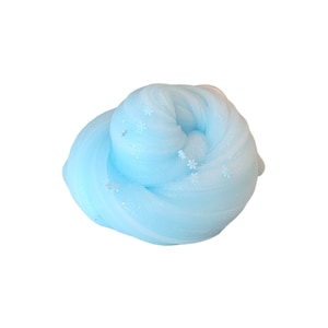Brain Freeze Iccee Clear Slime ~ Fuzzy Slimes ~ Blue Raspberry Scent - Etsy