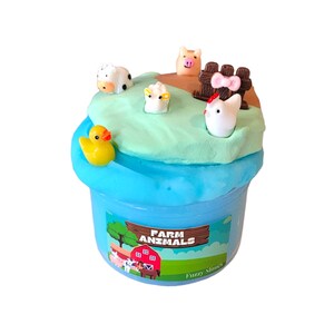 Farm Animals Icee Clay Diy Slime- Fruity Monkey Scent - Etsy