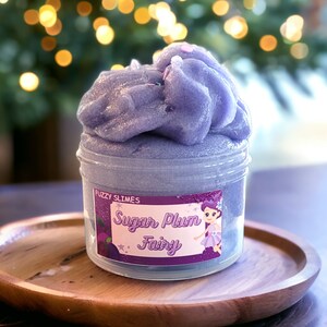 Purple Plum Jelly Slime Fuzzy Slimes Pink Sugar Scent - Etsy