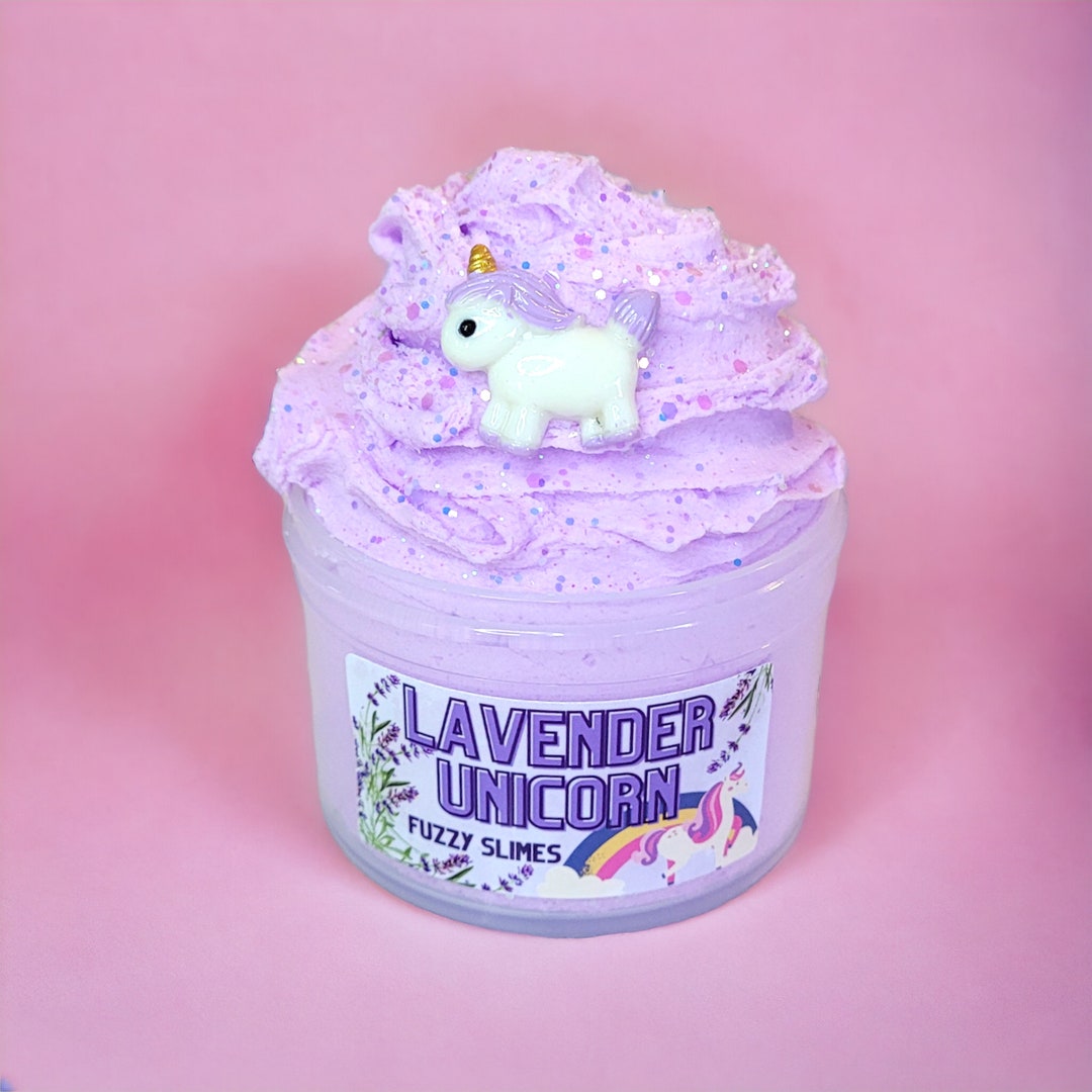 Lavender Unicorn Cloud Dough Slime- Lavender and Sweet Pea Scent - Etsy