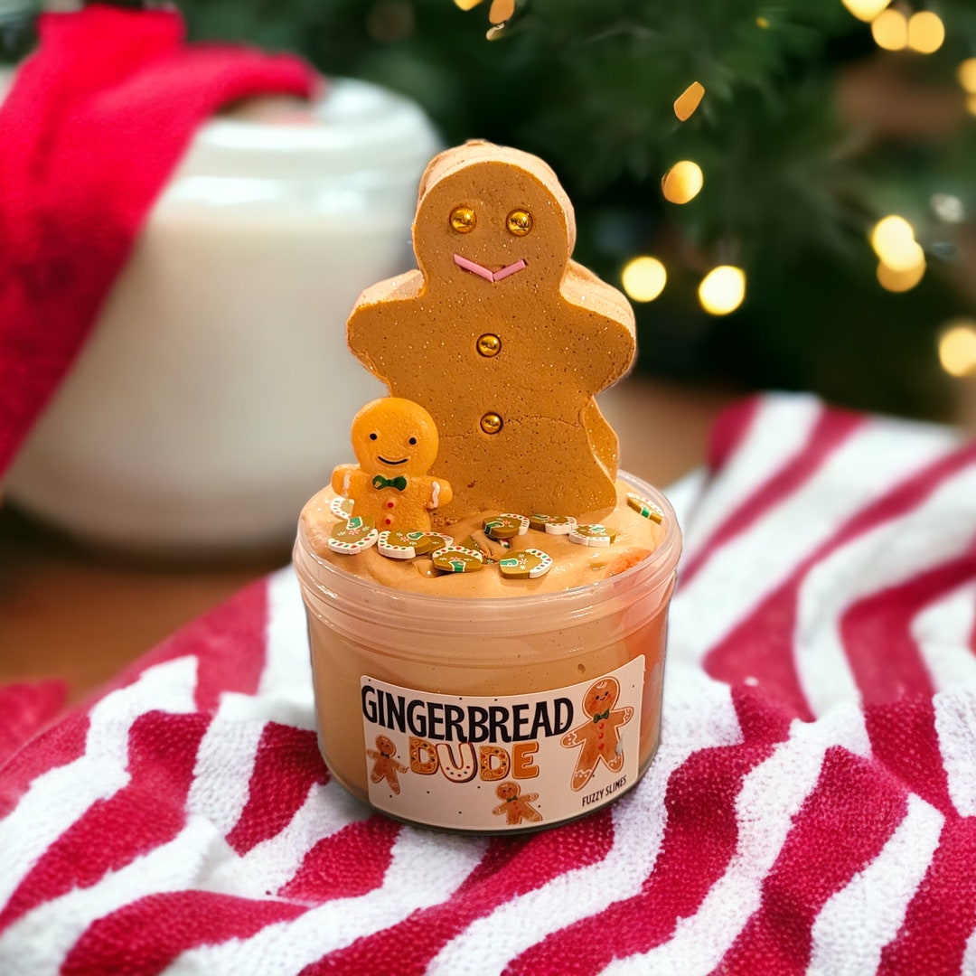 Gingerbread Dude Butter Clay Slime Diy - Scented Gingerbread - Etsy