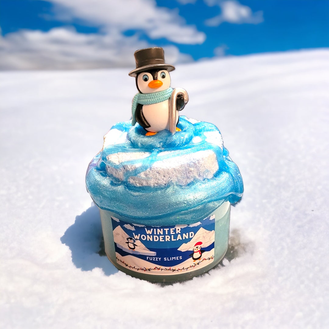 Winter Wonderland Icee, Bingsu, Metallic Drizzle, Clay Slime - Rain ...