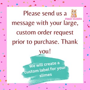 Large Custom Slime Order, Parties, Events, Promotions, Birthdays ...