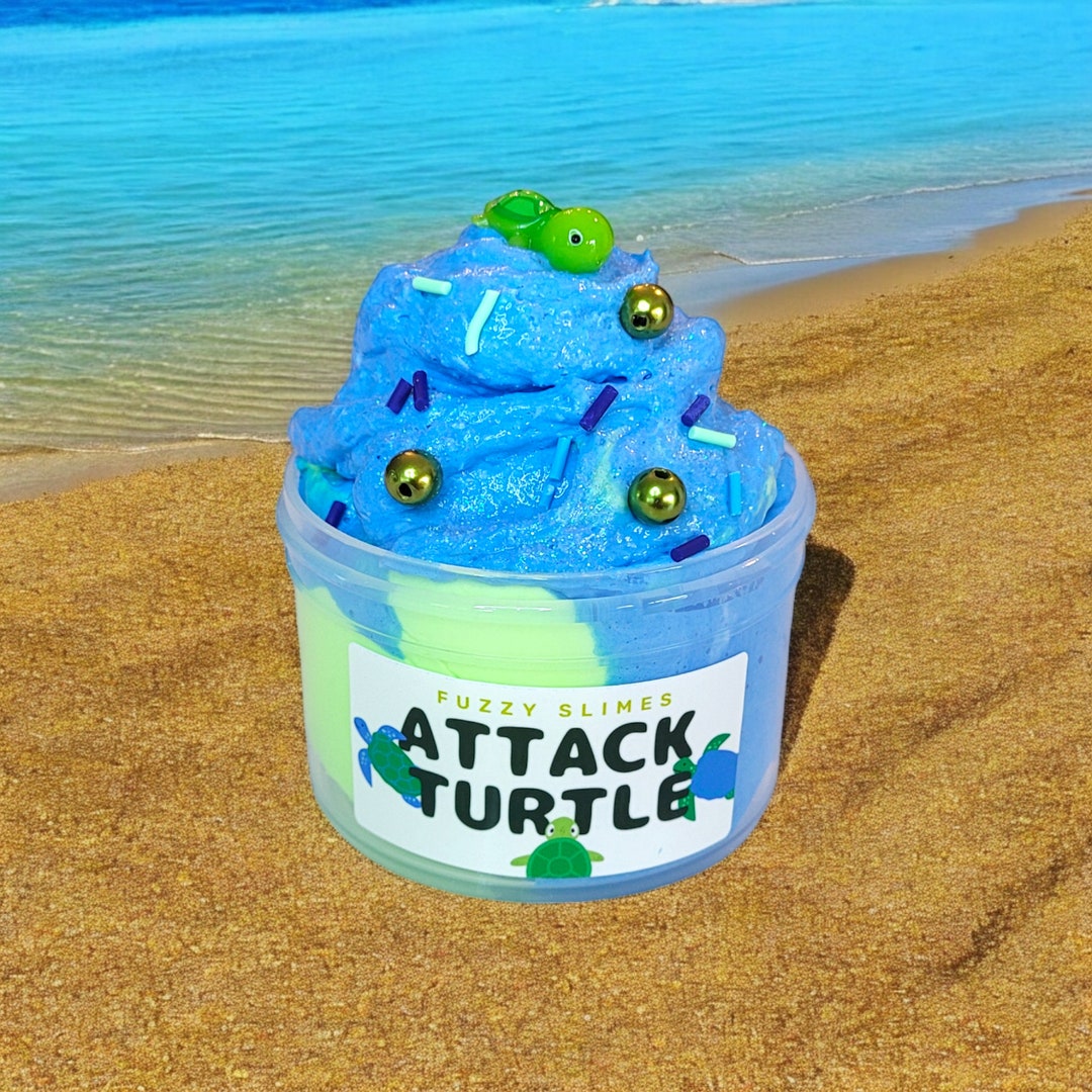 Attack Turtle Snow Butter Slime, Fuzzy Slimes, Green Apple/blue ...