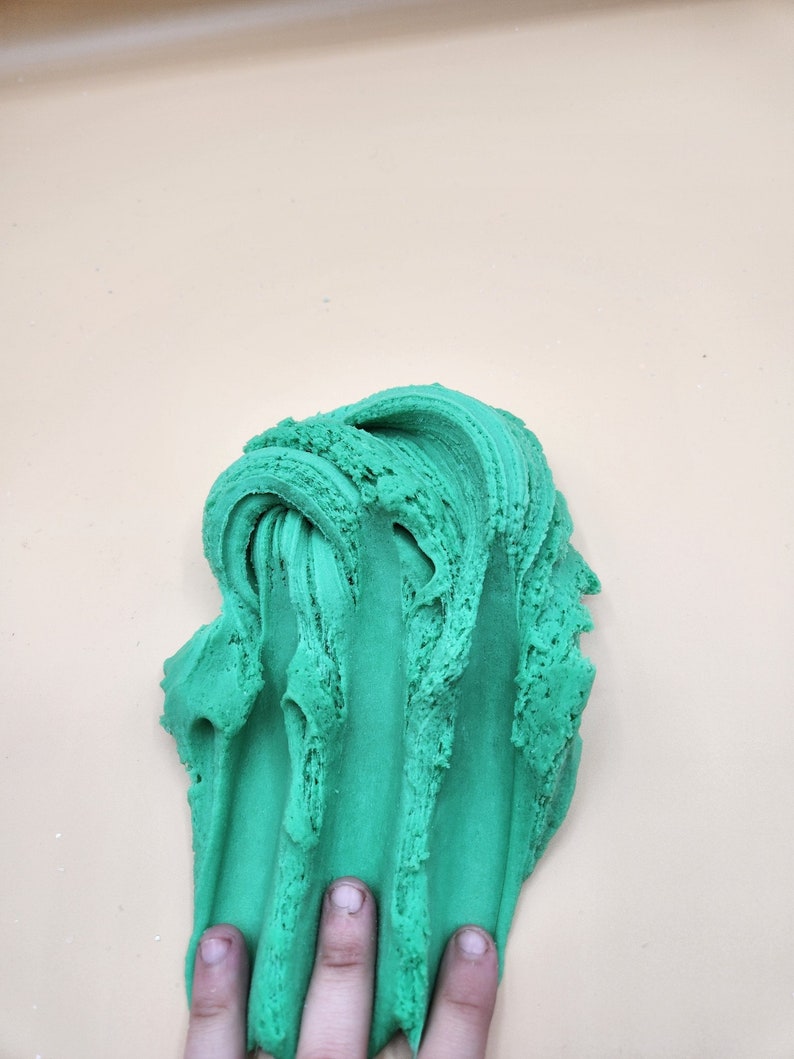 Mint Chocolate Chip Ice Cream Slime Green Clay Icee - Etsy