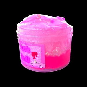 Pink Doll Icee, Bingsu, Clear Slime Strawberry Scented - Etsy